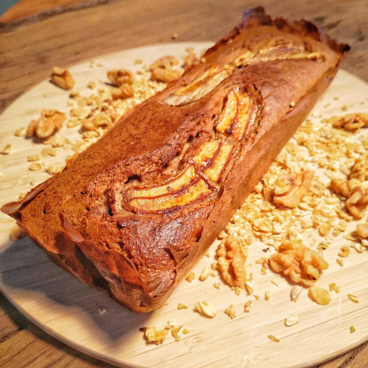 Bananenbrood met blauwe bessen en walnoot | Lazyfitgirl Recept